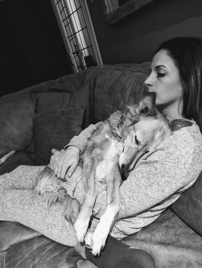 C’est grâce à la présence de son chien bien-aimé que cette femme ...